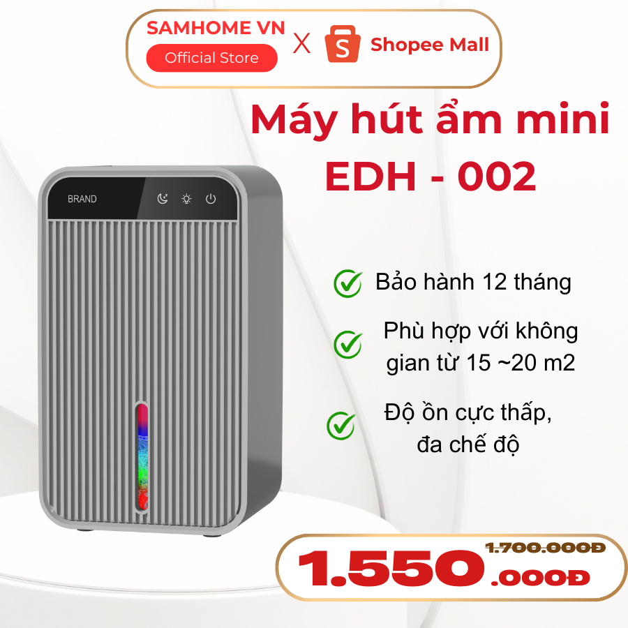 Máy Hút Ẩm Mini Sử Dụng Trong Gia Đình WinBang EDH 002, Hút Ẩm Quần Áo, Hút Ẩm Gia Đình - Bảo ...