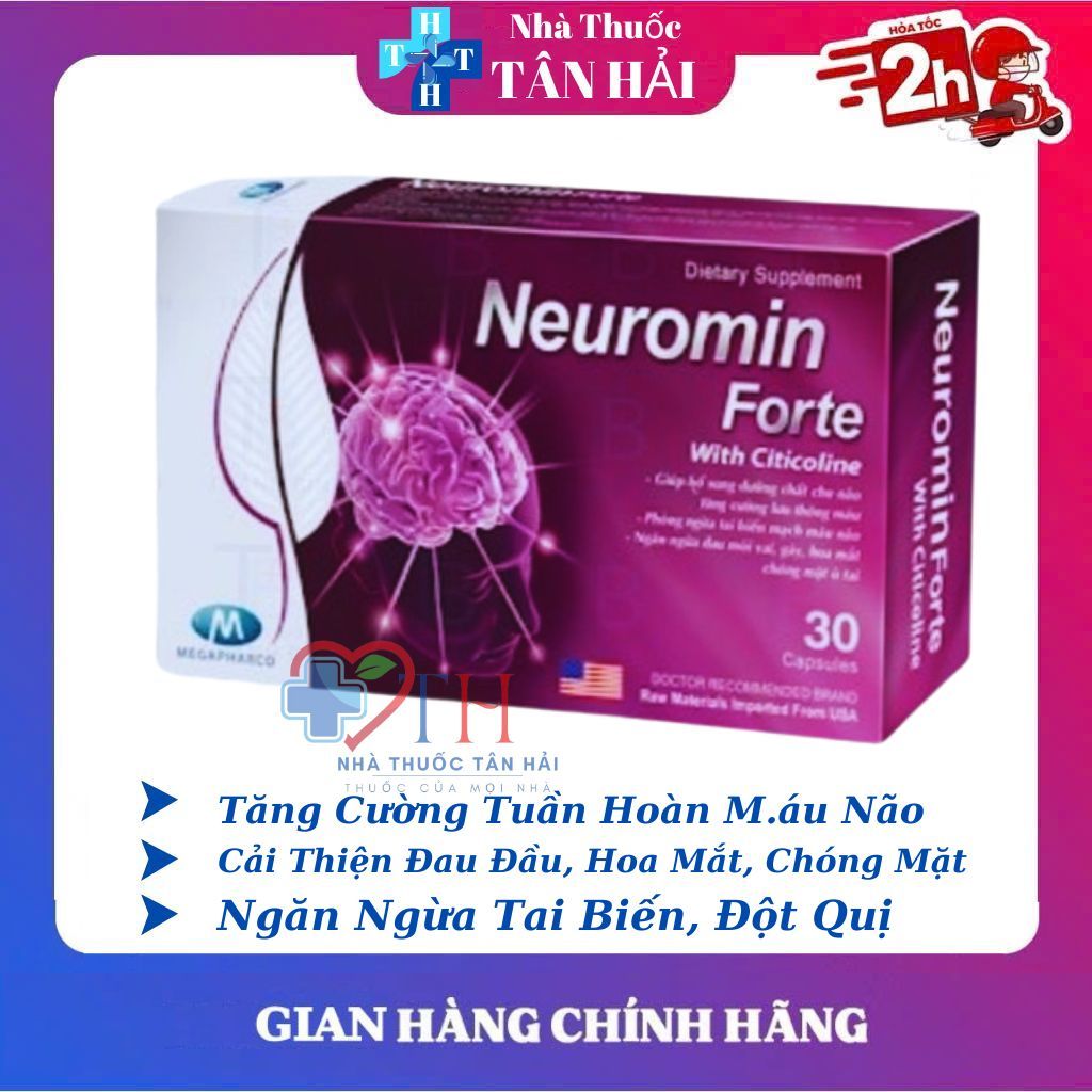 Viên Uống Bổ Não NEUROMIN FORTE - Tăng cường tuần hoàn não, Bổ Thần ...