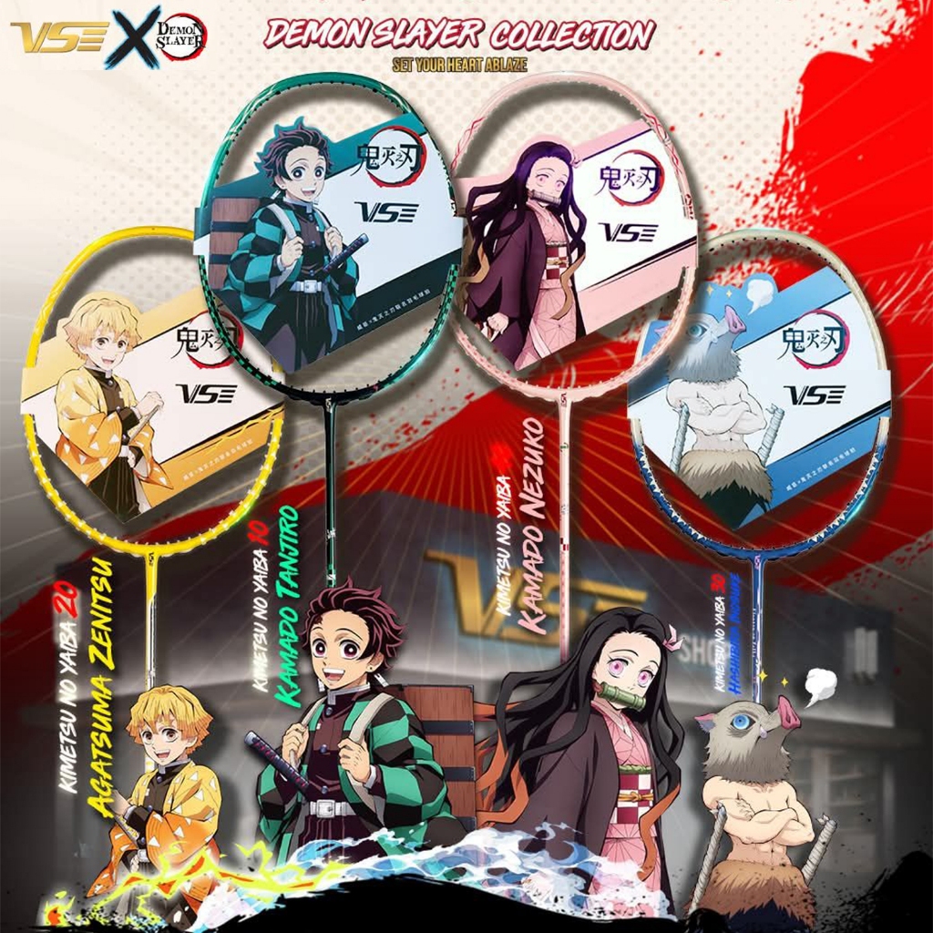Venson x Demon Slayer: Vợt cầu lông VS Kimetsu no Yaiba anime Thanh ...