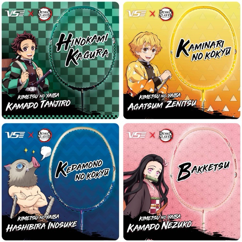 Venson x Demon Slayer: Vợt cầu lông VS Kimetsu no Yaiba anime Thanh ...