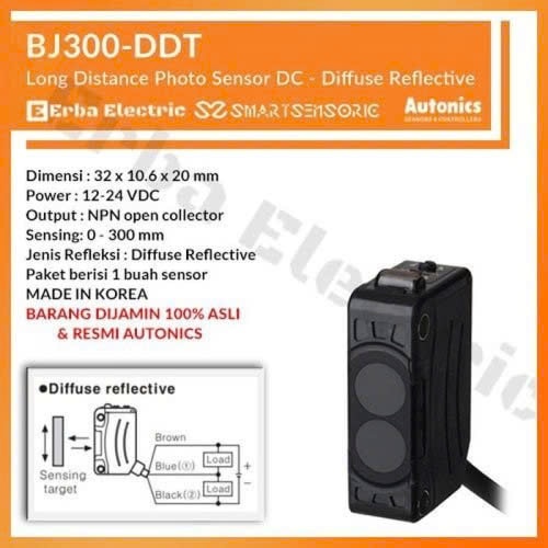 Cảm biến quang Autonics BJ300-DDT (phản xạ khuếch tán) | Shopee Việt Nam