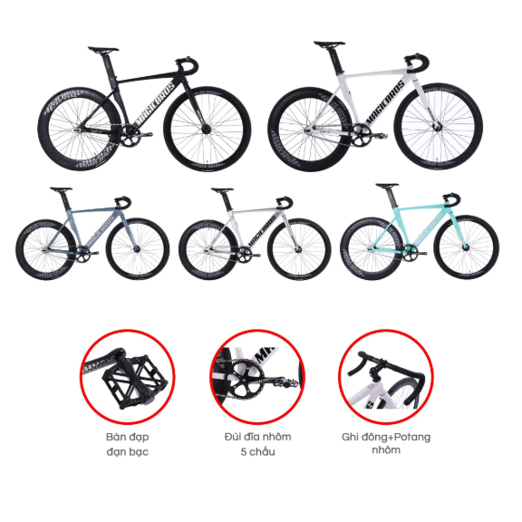 Xe đạp Fixed Gear Magicbros CX7 chính hãng | Shopee Việt Nam
