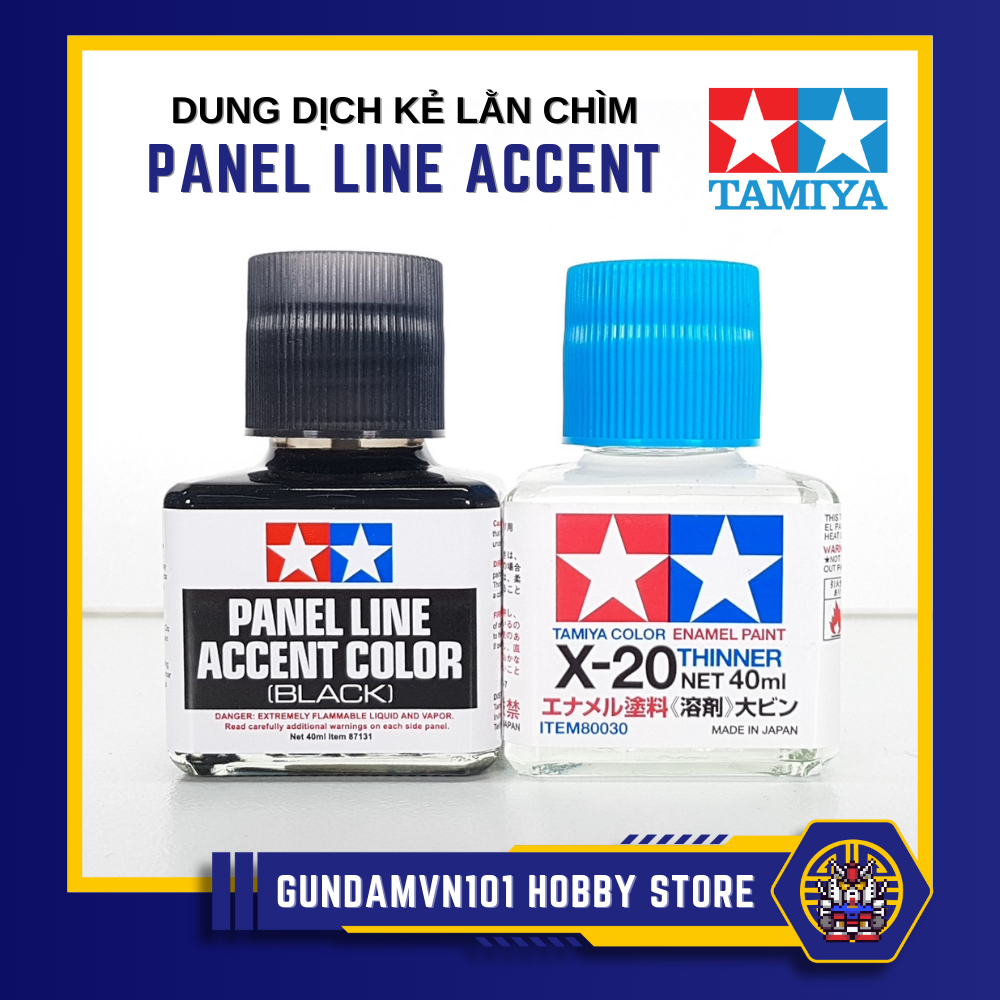 TAMIYA DUNG DỊCH KẺ LẰN CHÌM PANEL LINE ACCENT - Sơn liner kẻ line mô ...