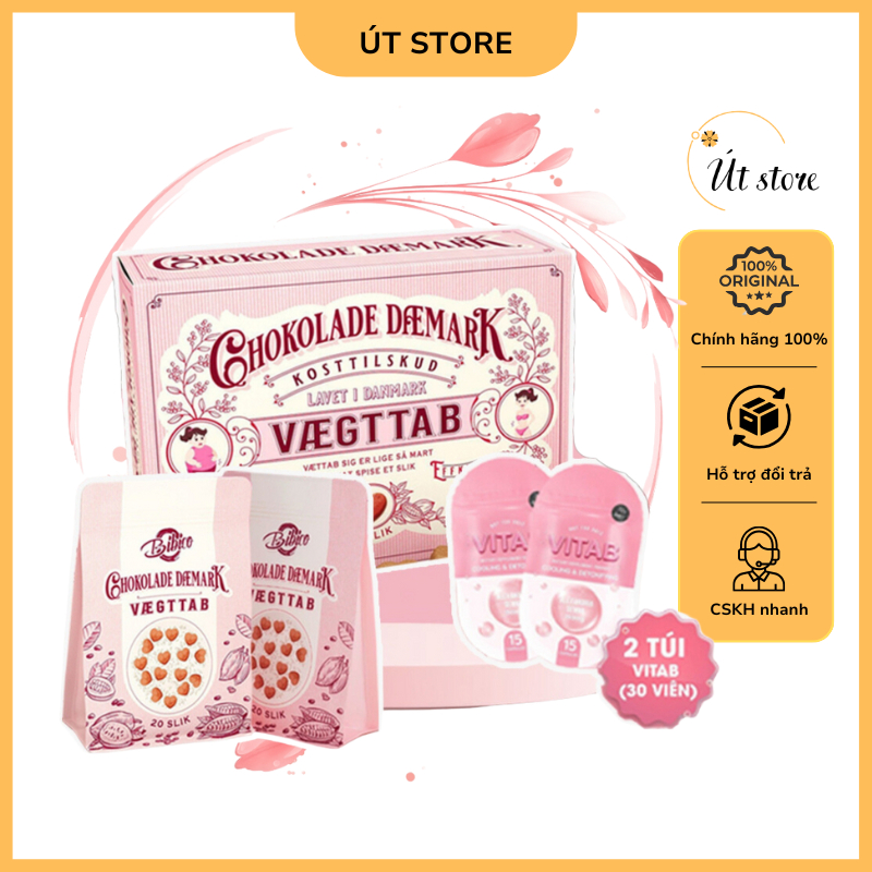 Kẹo Socola Giảm Cân Chokolade Danmark Vaegttab Đan Mạch - Hộp 40 Viên ...
