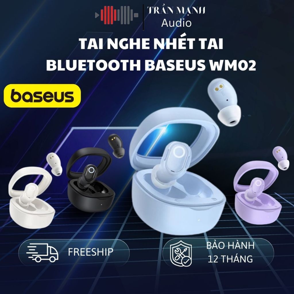 Tai Nghe Baseus Encok True WM02 - Tai Nghe bluetooth chống ồn, thiết kế ...