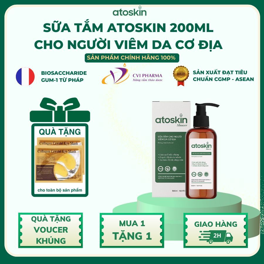 Sữa Tắm Atoskin - Hỗ Trợ Làm Dịu Da Khi Bị Ngứa ngáy, Bong Tróc Da, Khô ...