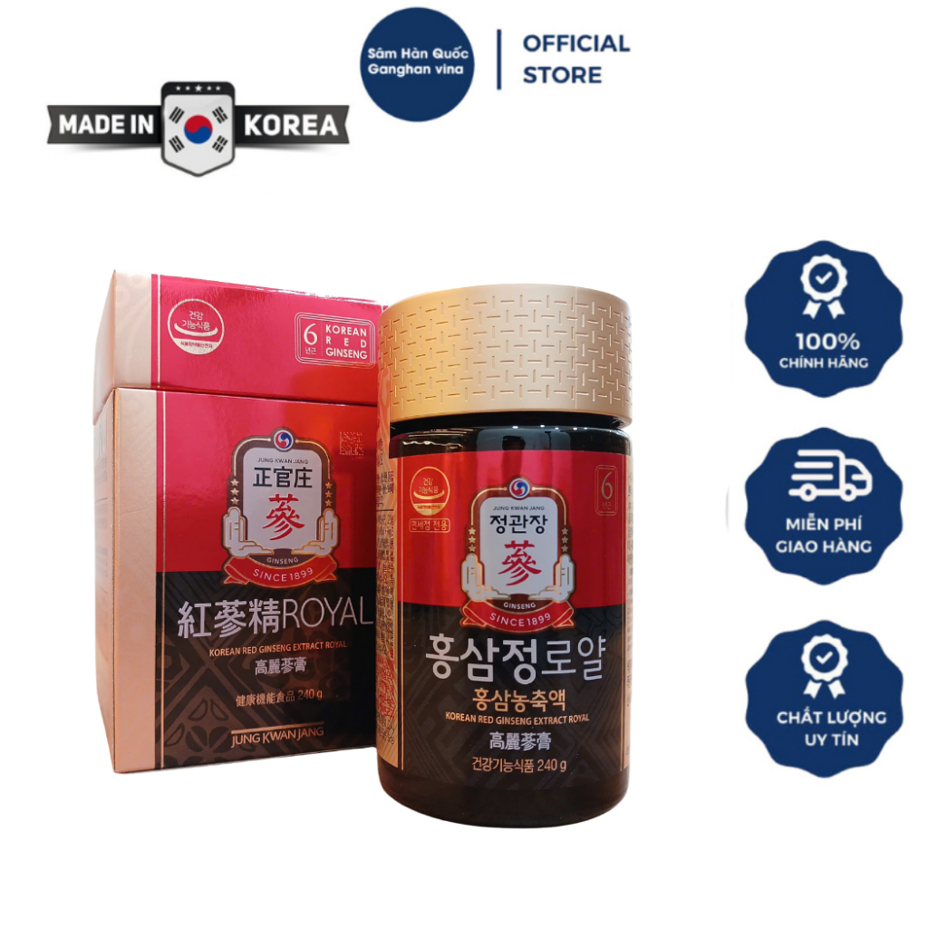 Cao Hồng Sâm Royal KGC (Jungkwanjang) Hàn Quốc (240g/hộp) | Shopee Việt Nam