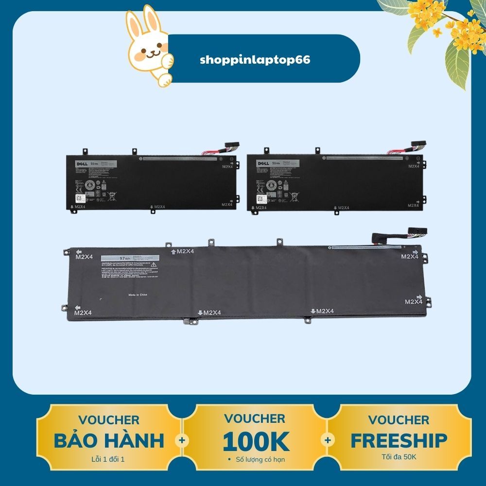 Pin Laptop Dell XPS 9560 9570 Type H5H20 RRCGW 6GTPY (pin thay cell ...