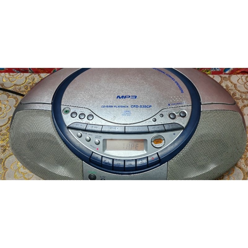 Đài cổ radio/cassette/đĩa SONY CFD-S35CP/máy dùng điện 220v | Shopee Việt Nam