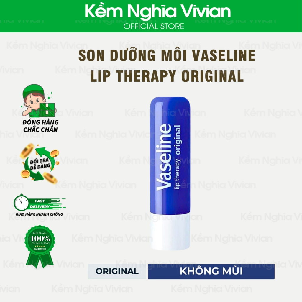 Son dưỡng môi Vaseline Lip Therapy Original 4.8g (MP7893) | Shopee Việt Nam