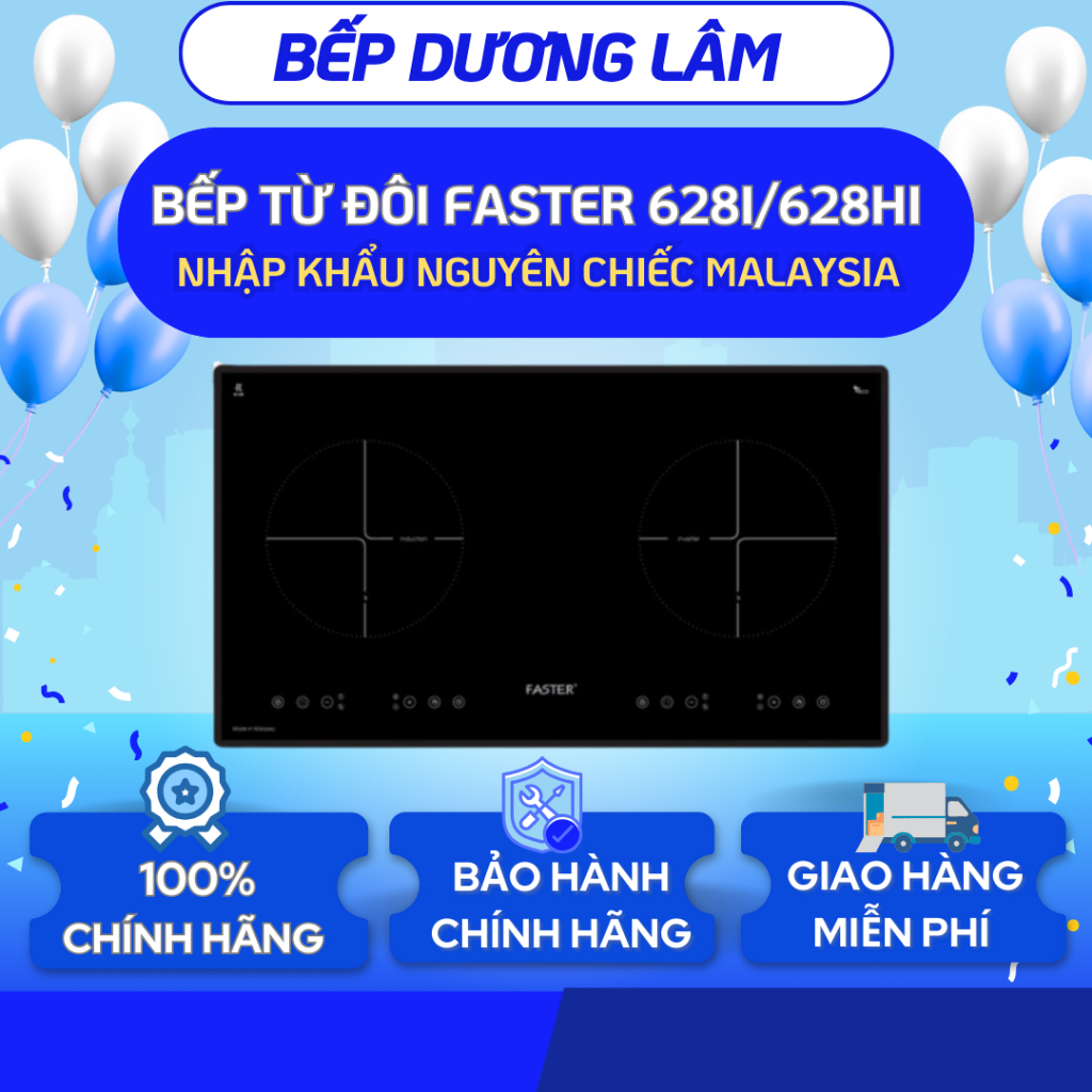 Bếp từ Faster FS 628I/628hi nhập Malaysia,BH 2 năm chính hãng | Shopee ...