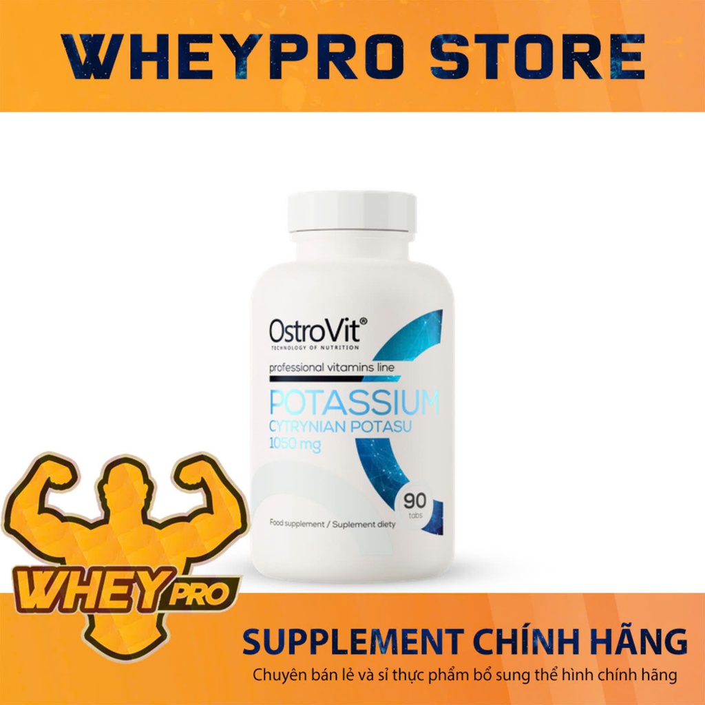 Ostrovit Potassium - Viên Uống Bổ Sung Kali Điều Hòa Huyết Áp (90 Viên ...