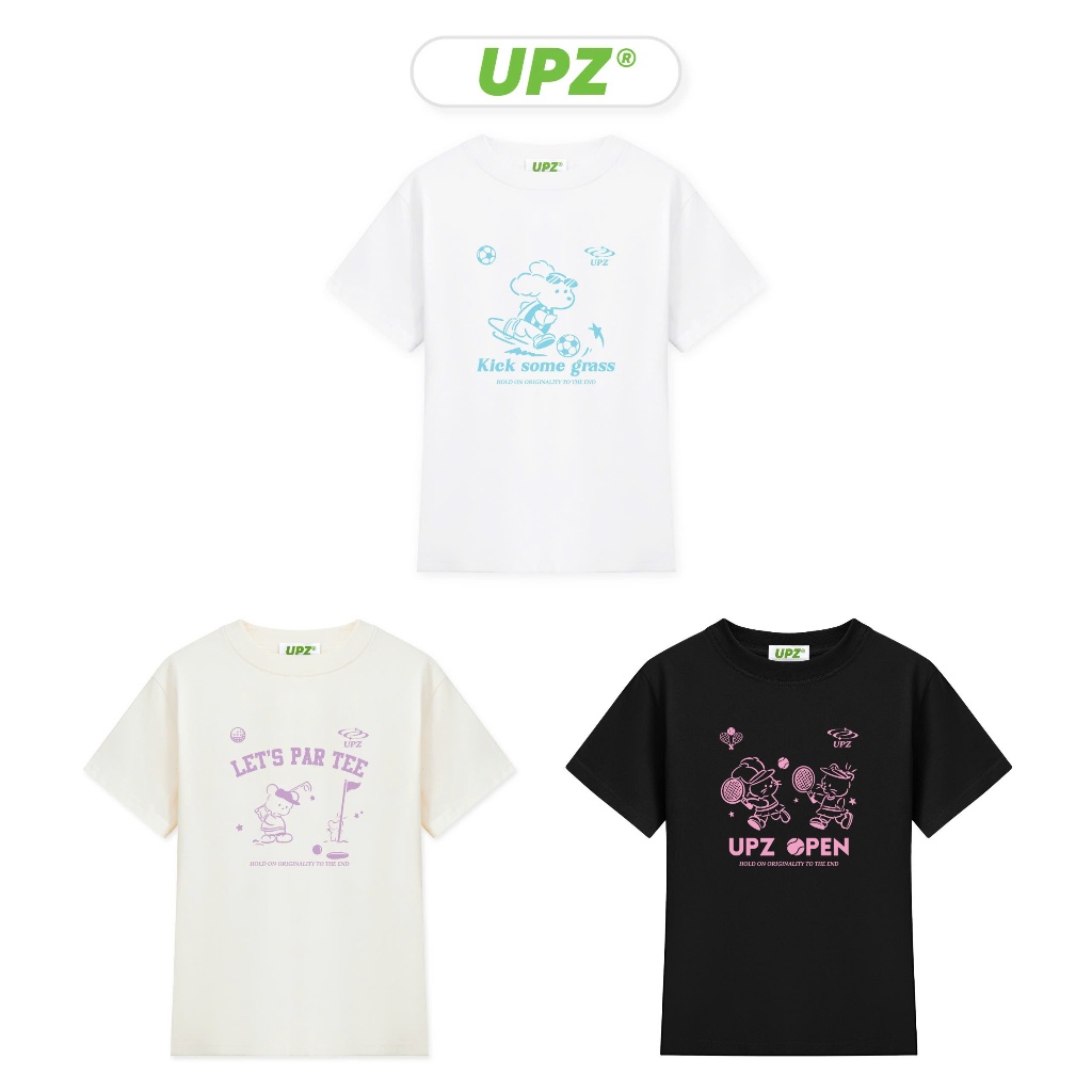UPZ Áo Thun Baby Tee Tay Ngắn In Hoạ Tiết Phong Cách Thể Thao Dễ Thương ...