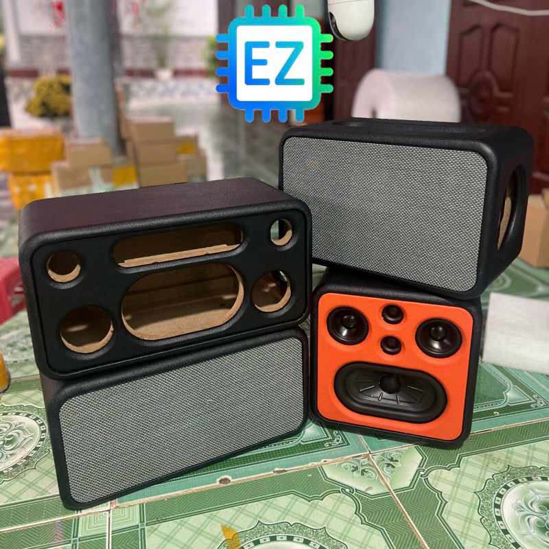 Thùng loa, box loa 2.1 bo cạnh cho combo Sub boombox 3 dùng cộng hưởng ...