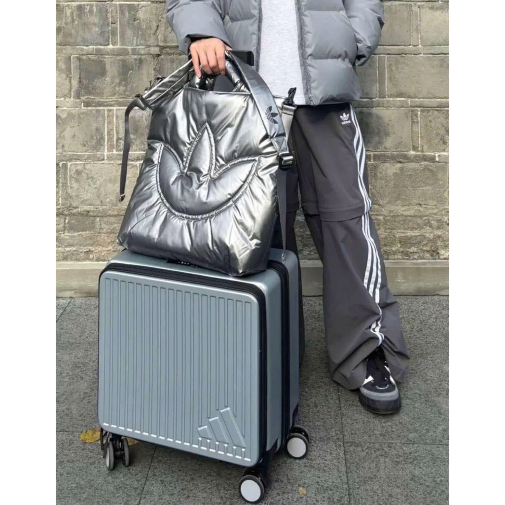 [CHÍNH HÃNG] Vali ADIDAS - 20inch - Season 25 MÀU XÁM | Shopee Việt Nam