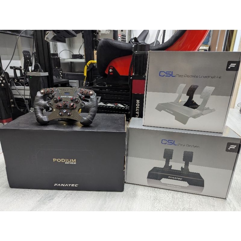 Fanatec Podium Wheel Base DD2 (Đã update QR2) + Wheel Fomula v2.5x ...