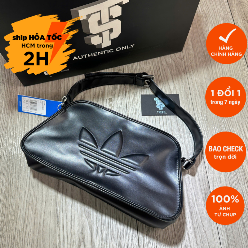 [CHÍNH HÃNG] Túi ADIDAS Đeo Vai Polyurethane Embossed Trefoil Bag ...
