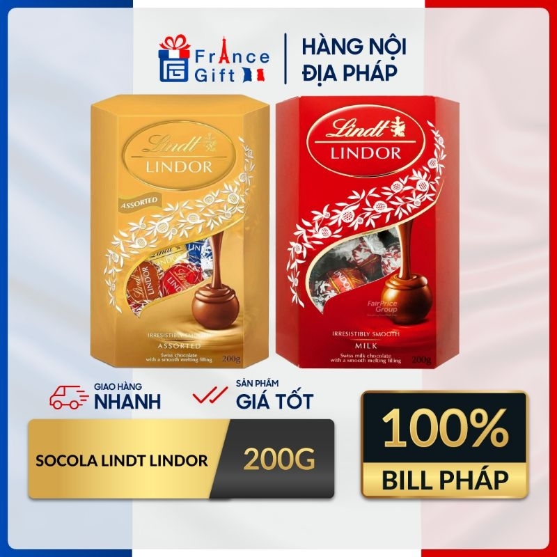Socola Lindt Lindor 200g nội địa Pháp | Shopee Việt Nam