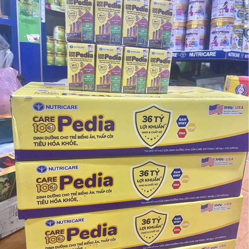sữa pha sẵn pedia nutricare hộp 110m, 180ml | Shopee Việt Nam