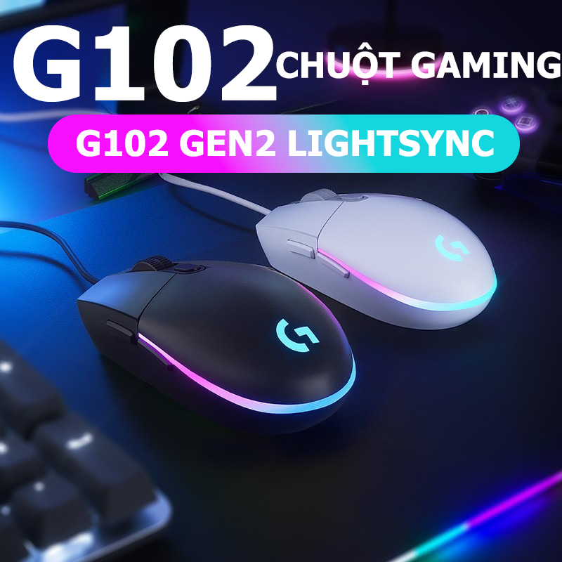 Chuột game G102 Chuột Gaming / G203 Lightsync LED RGB | Shopee Việt Nam
