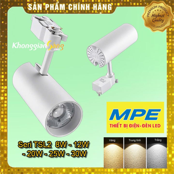 [CHÍNH HÃNG] ĐÈN LED RỌI RAY CHIẾU ĐIỂM MPE SERI TSLB2 8W - 12W - 20W ...