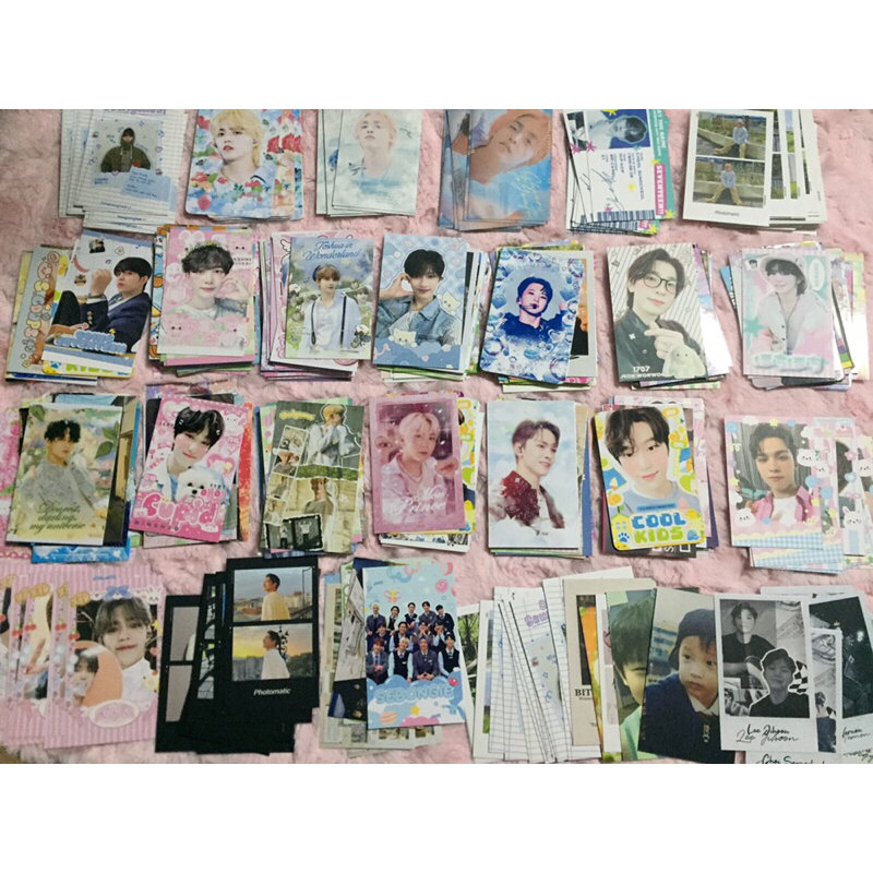 Box mix card des seventeen, sticker, note seventeen (lướt theo ảnh để ...