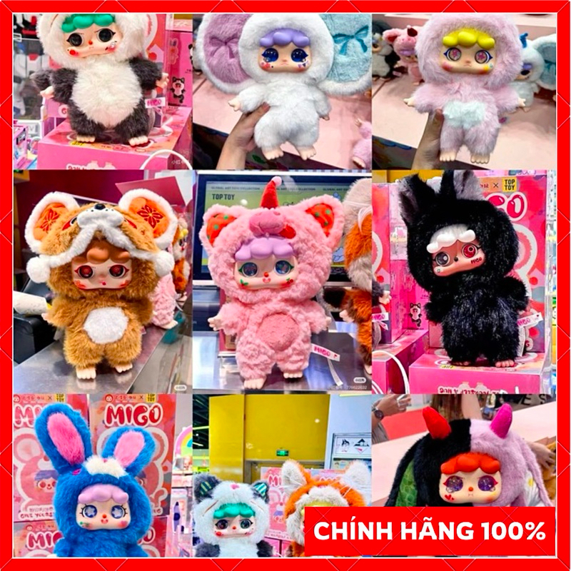 [Chính Hãng] BLINDBOX MIGO 400% - Hộp Mù Gấu Bông Migo Siêu To Full Box ...
