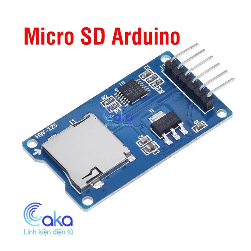 Mạch đọc Ghi Thẻ Micro Sd Arduino Board Micro Sd Tf Card Memory Shield Module Spi Cho Arduino