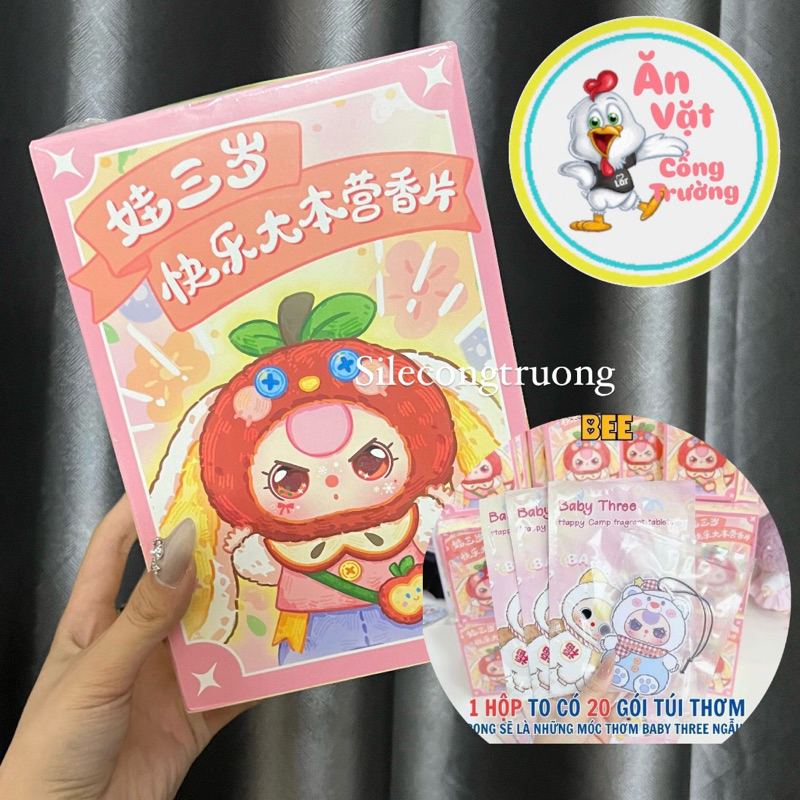 Sỉ hộp 20 gói túi thơm treo phòng baby three nhiều hình ngẫu nhiên hàng ...