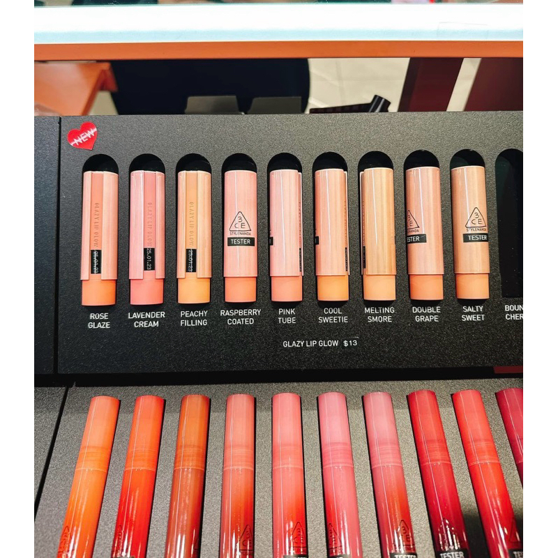 [SẴN -AUTH 100%] SON THỎI 3CE GLAZY LIP GLOW MẪU MỚI NHẤT | Shopee Việt Nam