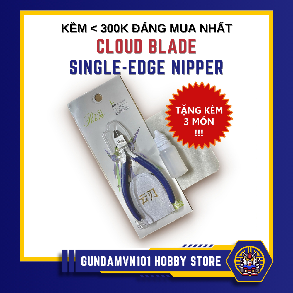 [TẶNG 3 MÓN] KỀM SƠ CẤP SJR CLOUD BLADE YR-26D29 - Kìm 1 lưỡi chuyên dụng cắt nhựa mô hình dụng ...
