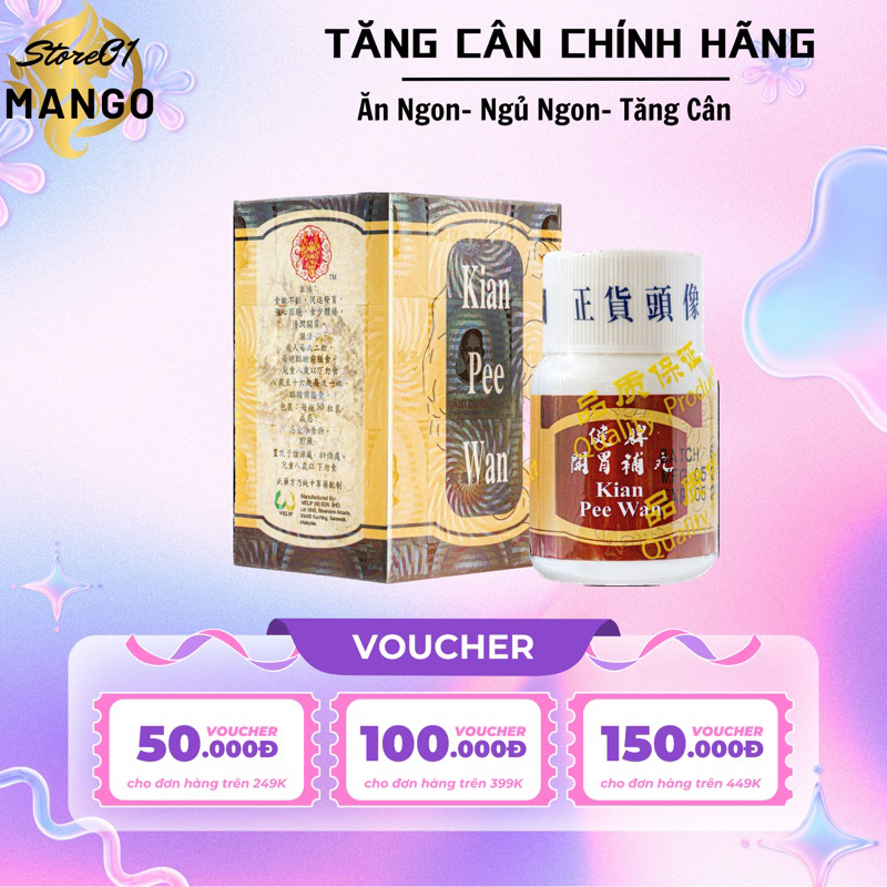 [Mã COSDAY858 -10% đơn 150K] [GIÁ SỈ LOẠI 1] Tăng cân kian pee wan ...