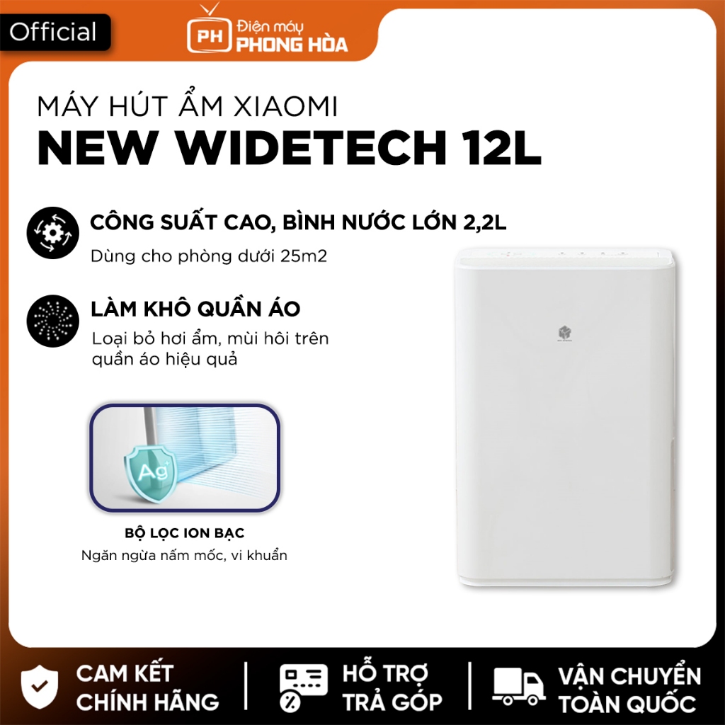Sẵn hàng- Máy hút ẩm không khí New Widetech 12L- BH 12 tháng | Shopee Việt Nam