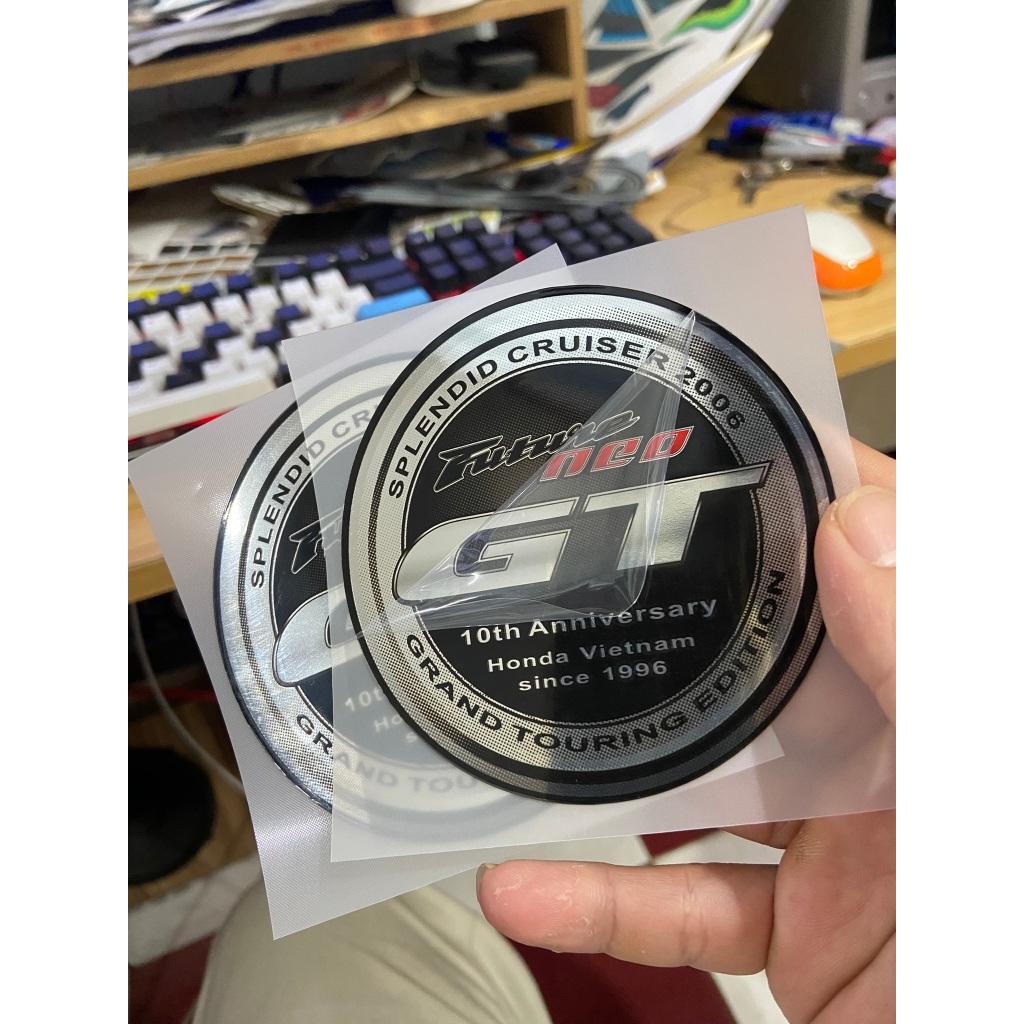 Tem GT cho Future Neo (1 Set là 2 miếng logo tròn) | Shopee Việt Nam