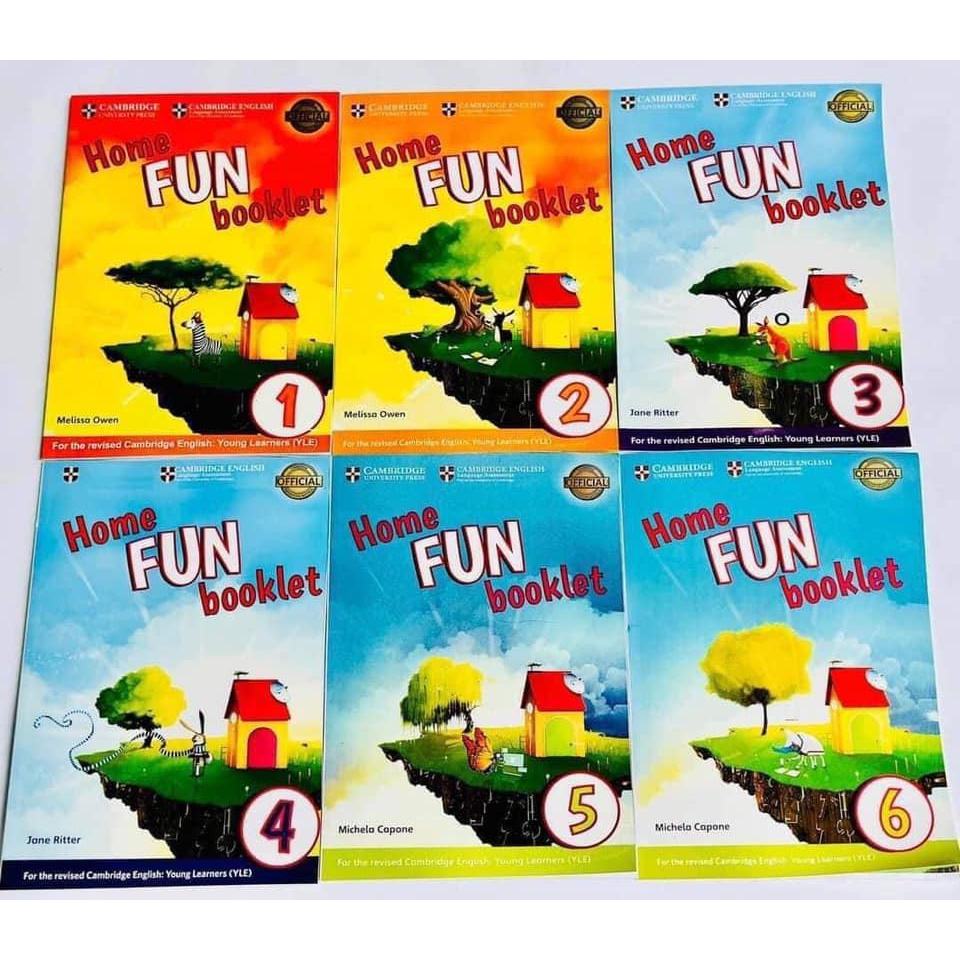 Sách - Home Fun Booklet ( 6 quyển tùy chọn) | Shopee Việt Nam