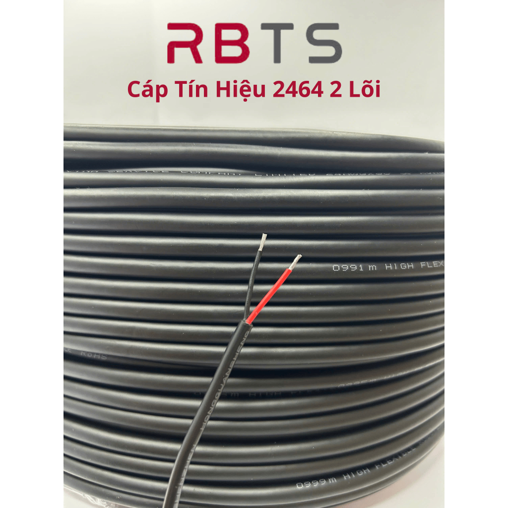 Dây cáp tín hiệu 2 lõi 2464, lõi 20awg, 22awg, 26awg (đơn giá cho 1M ...