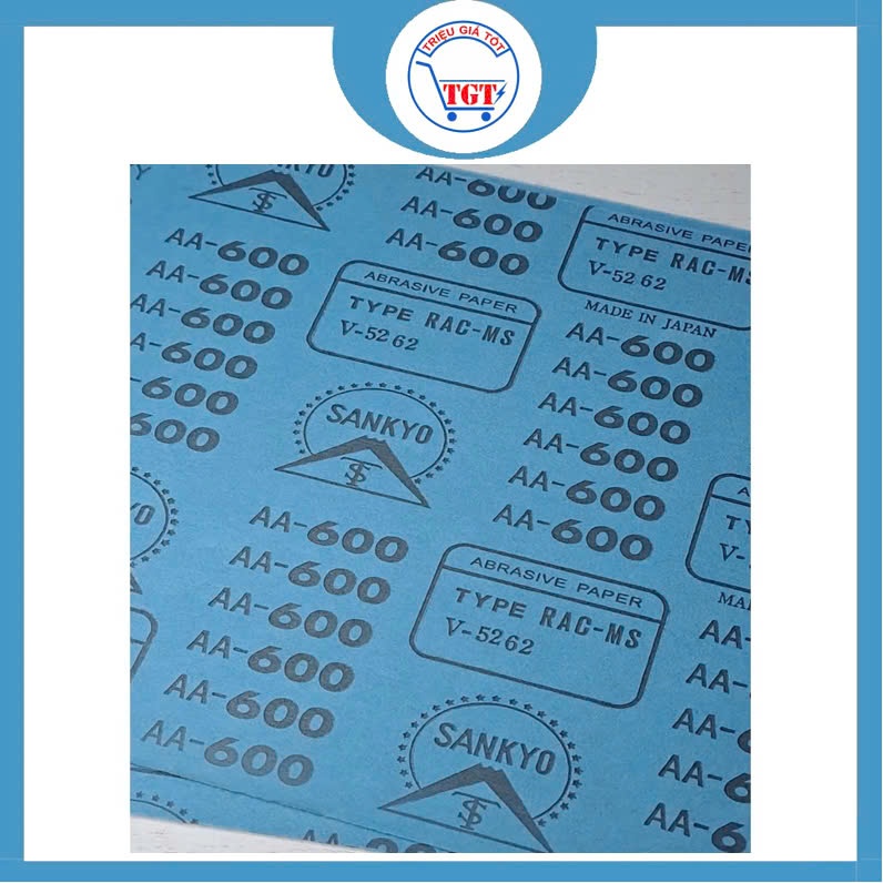 Giấy nhám nhật Sankyo ,ABRASIVE PAPER, Sand paper (Xanh) ( 1 tờ ...