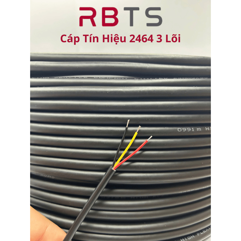Dây cáp tín hiệu 3 lõi 2464 18AWG, 20AWG, 22AWG, 24AWG (đơn giá cho 1M ...
