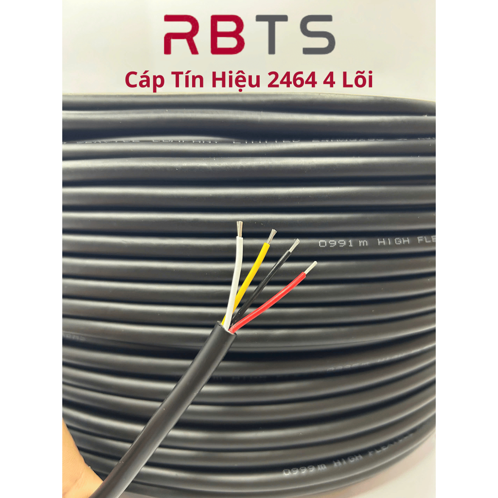 Dây cáp tín hiệu 4 lõi 2464, lõi 20AWG, 24AWG, 26AWG, 30AWG (đơn giá ...