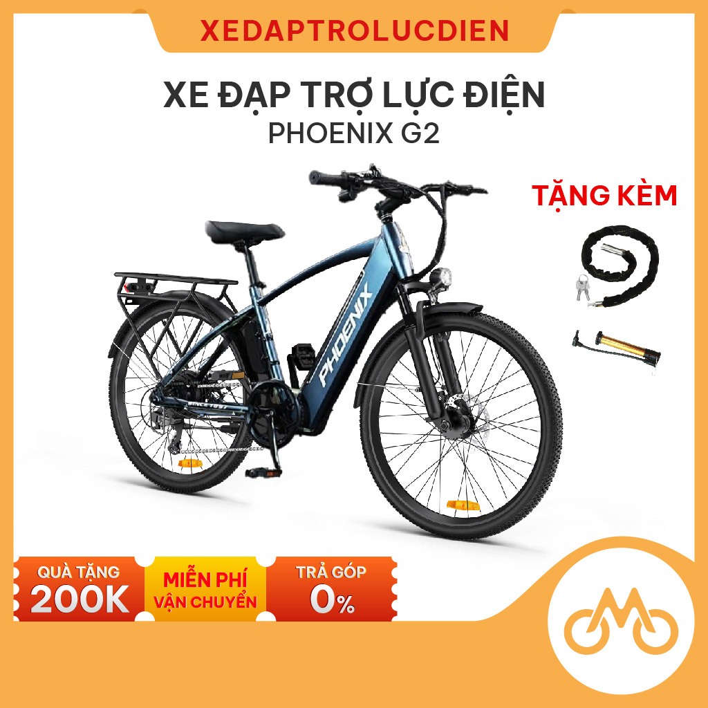 Xe Đạp Trợ Lực Điện Phoenix G2 - Xe Đạp Học Sinh - Động Cơ 400W - Pin ...