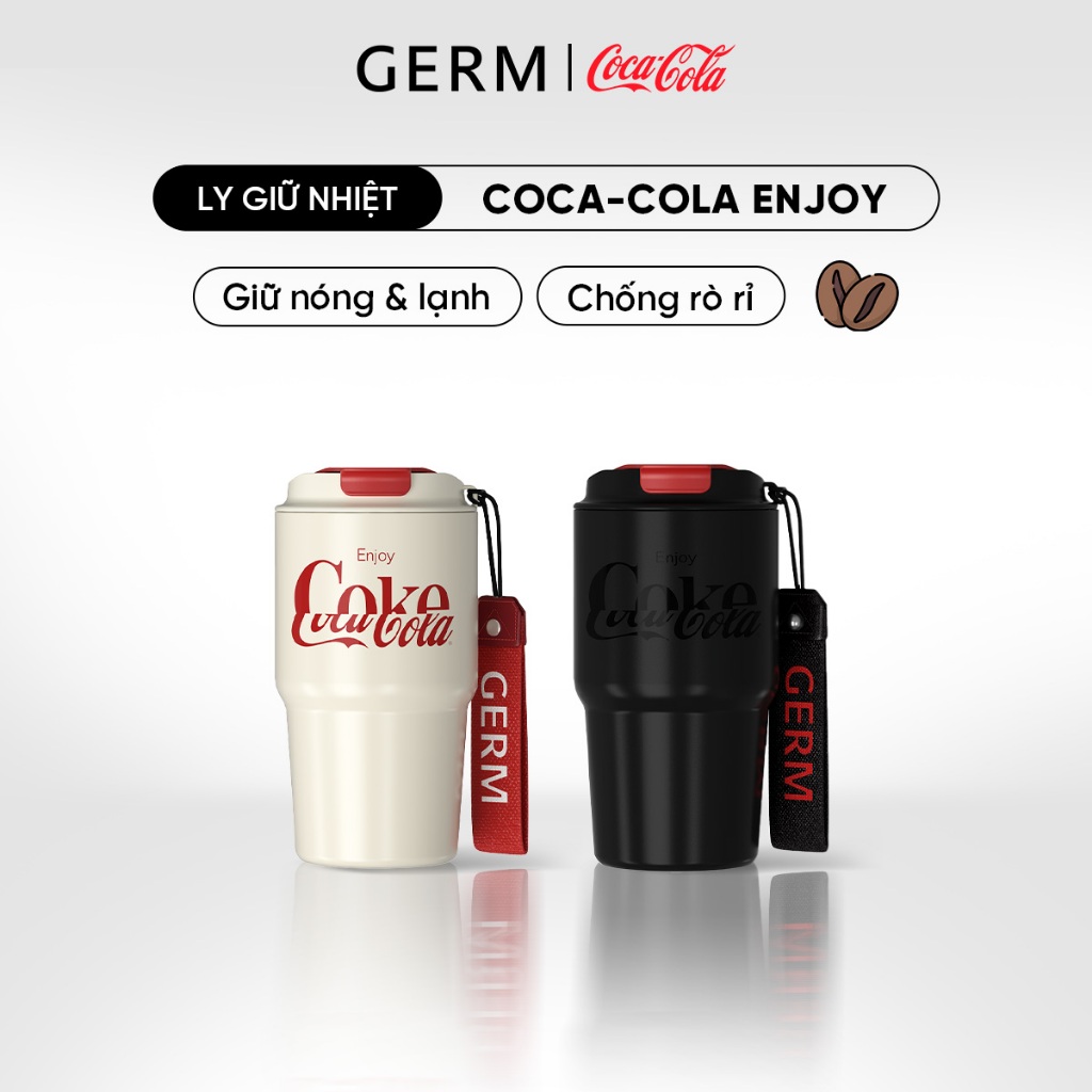 Ly Giữ Nhiệt GERM Coca-Cola Enjoy 590ml - Inox 316 - Ly Cà Phê - GPS-2123VP-CCEB/GPS-2123VP-CCEW ...