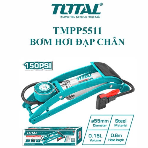 Bơm hơi đạp chân TOTAL TMPP5511 | Shopee Việt Nam