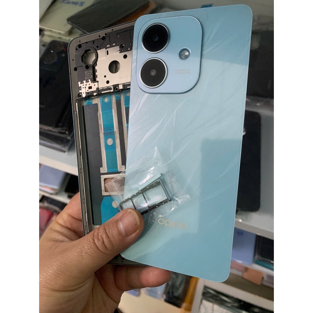 Bộ xương Vỏ điện thoại zin oppo A3, A3x / A3s / Pin BLPA77 (Khung xương ...