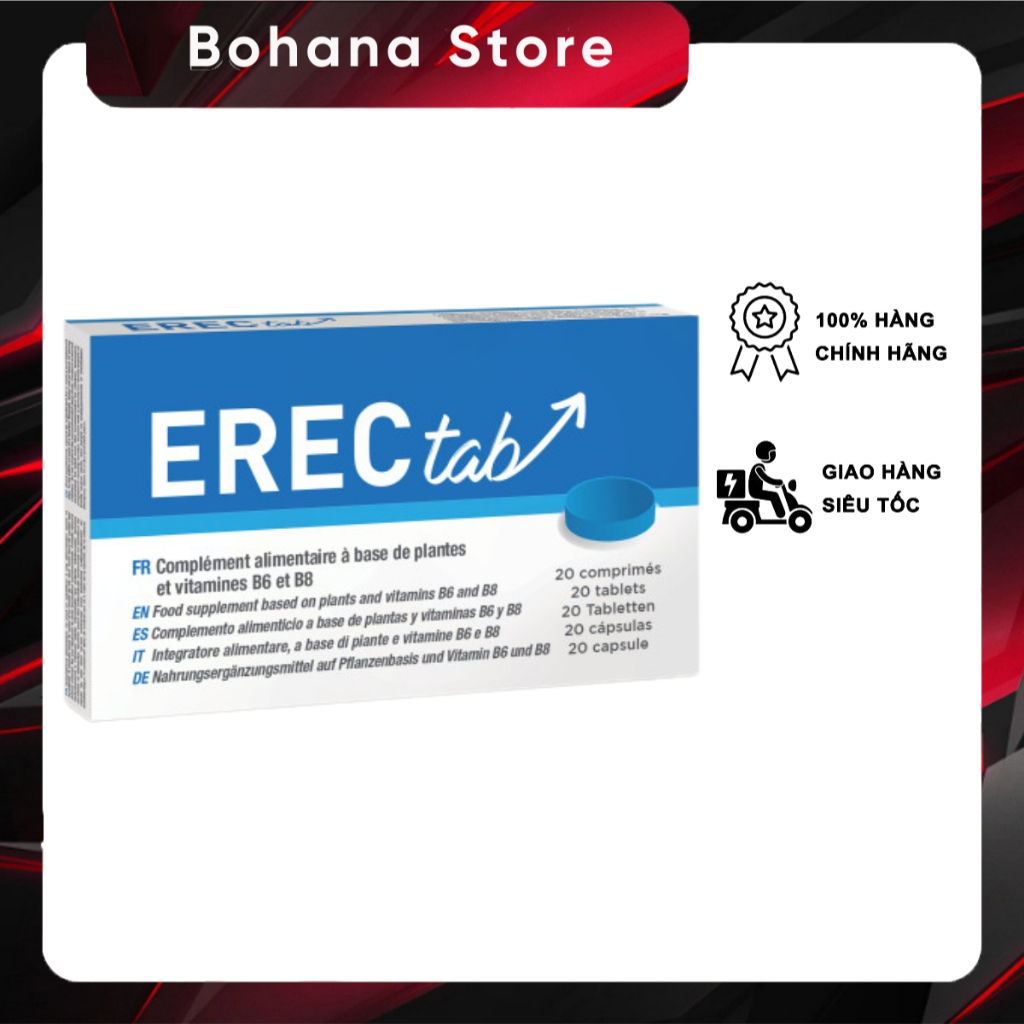Viên Uống Cường Dương Cấp Tốc Labophyto Erectab 20 Viên | Shopee Việt Nam