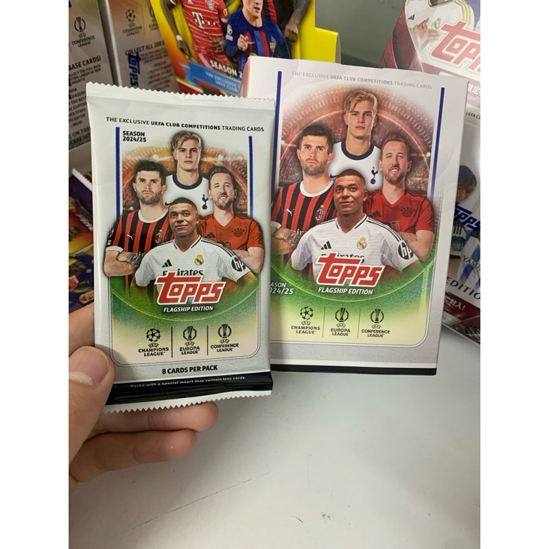 Gói thẻ bóng đá Topps UCC Flagship Edition 2024/25 | Shopee Việt Nam
