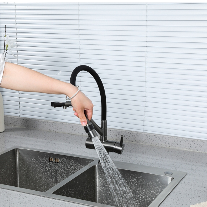 VÒI BẾP CAO CẤP NHẬP KHẨU NGA GAPPO G4398-89 - TÍCH HỢP NƯỚC RO - MÀU ...