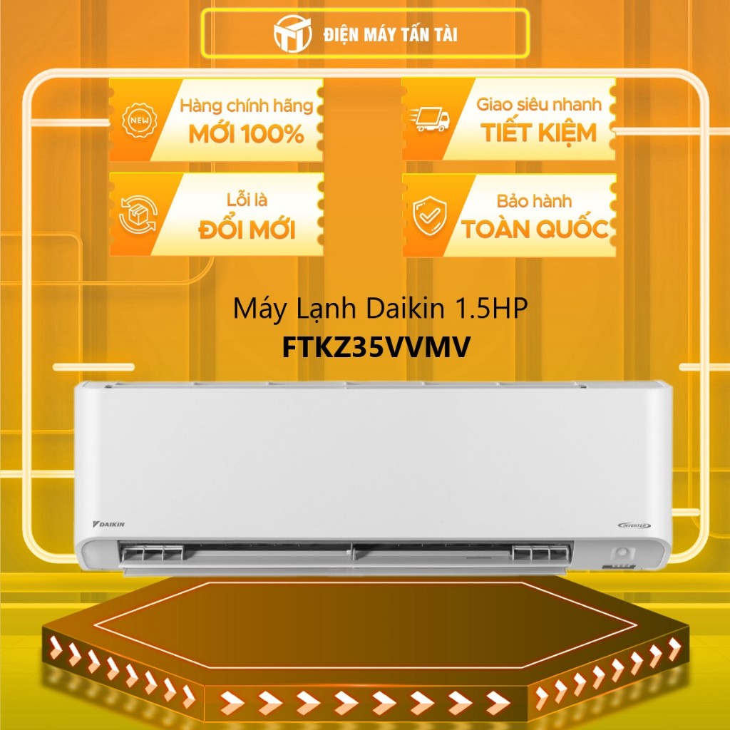 FTKZ35VVMV - Máy lạnh Daikin Inverter 1.5 HP FTKB35ZVMV - GIAO TOÀN QUỐC - BẢO HÀNH CHÍNH HÃNG ...