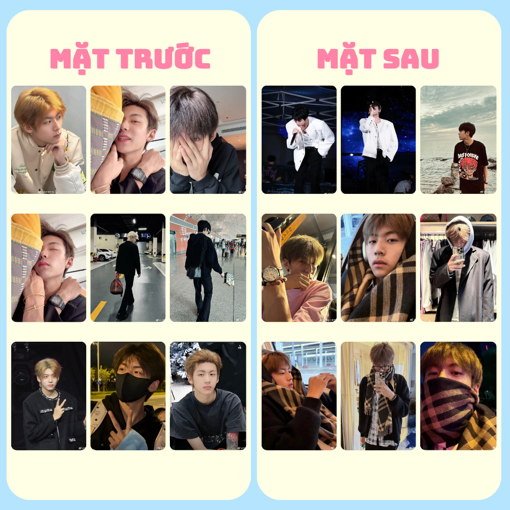 Set 9 card bo góc PangBowen Bàng Bác Văn TooYoo BK01522 | Shopee Việt Nam