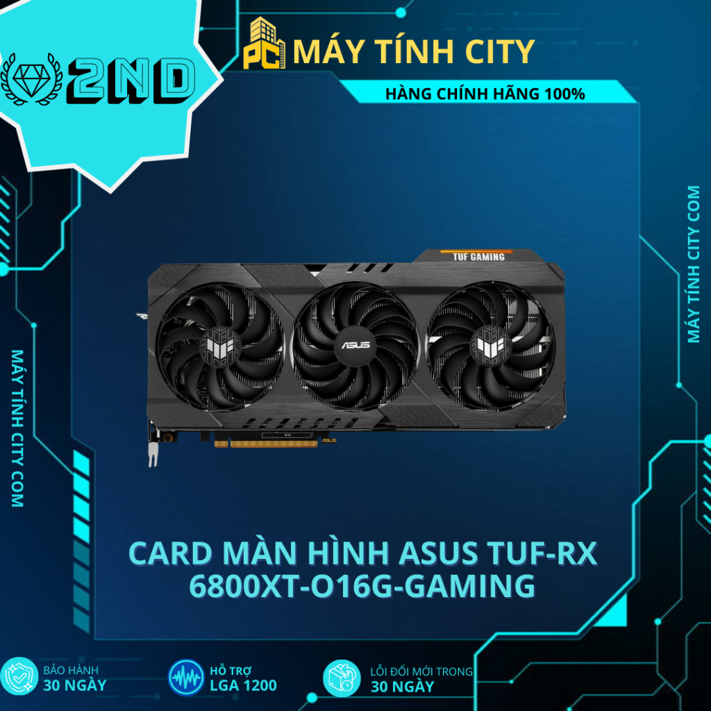 Card màn hình ASUS TUF-RX 6800XT-O16G-GAMING - 2ND (Bảo Hành 1 Tháng) | Shopee Việt Nam