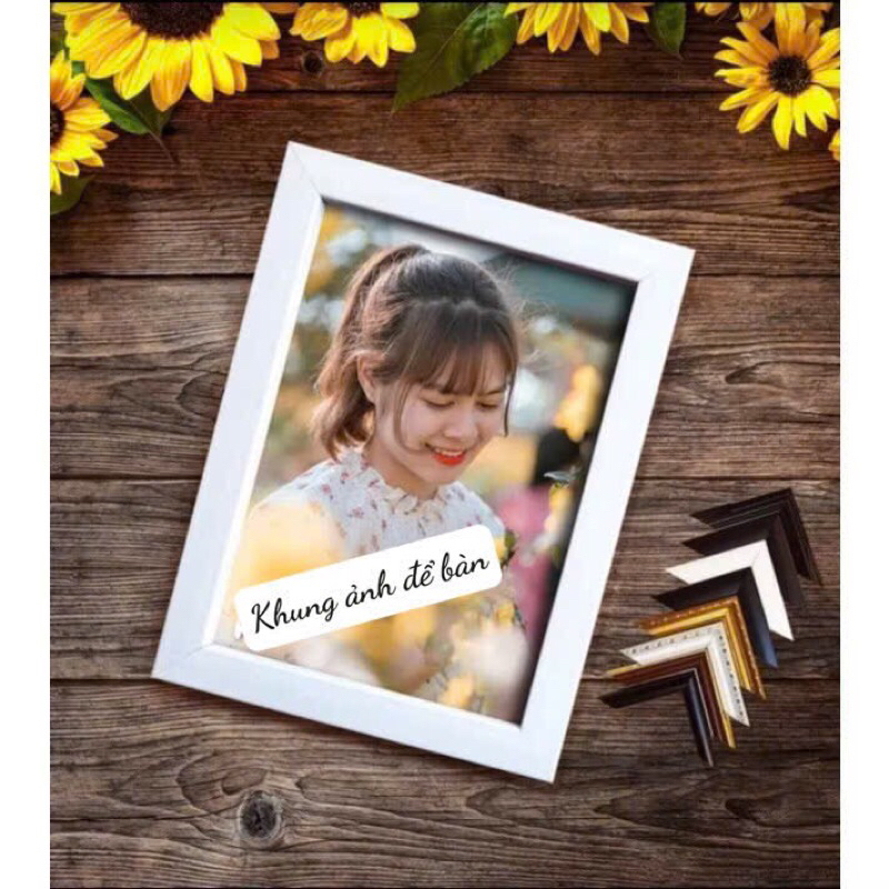 (Xưởng khung hình)khung ảnh để bàn B6 (13x18) A5(15x21)A6(10x15) nhiều màu, khung hình treo ...